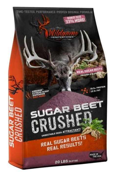 Wildgame Innovations Wld530 Sugar Beet Crushed Deer Attractant 20 Lb