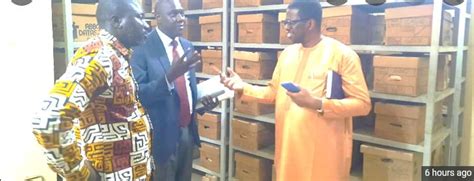 Minister Joof Visit Nrs Department Head Office Under Construction Gambia