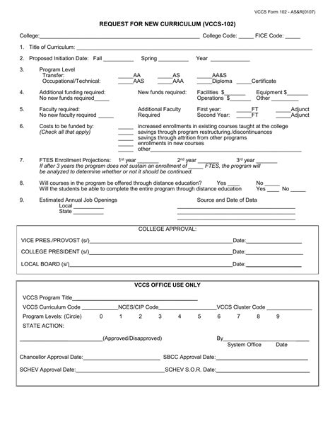 Vccs Form ≡ Fill Out Printable Pdf Forms Online