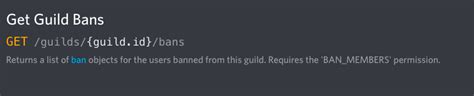 Feature Request Retrieving Single Ban From Guild Issue Discord Jda JDA GitHub