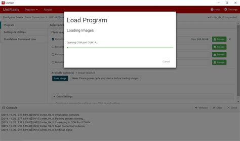 iwr1443boost uniflash com loading error sensors forum sensors ti e2e support forums