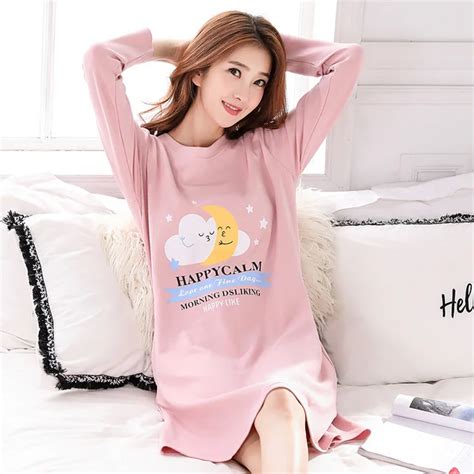 Buy Brand New Female Nightgownsandsleepshirts Korean