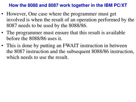Ppt The 80x87 Math Coprocessor Powerpoint Presentation Free Download Id 3299810