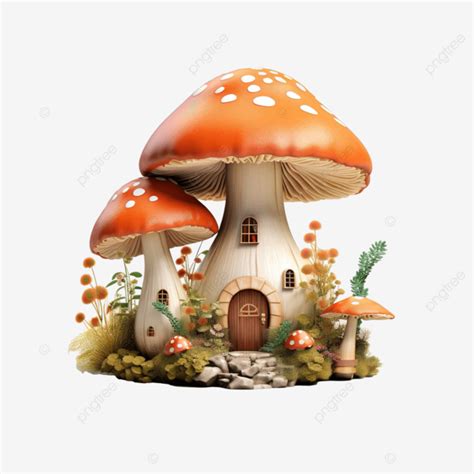 버섯집 미학 버섯 캐릭터 만화 Png 일러스트 및 이미지 에 대한 무료 다운로드 Pngtree