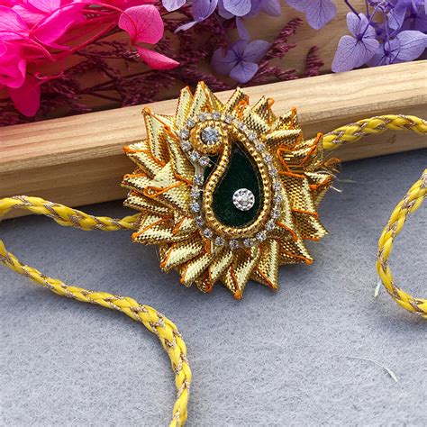 Rajasthani Famous Gota Patti Rakhi Buy Online Designer Rakhi