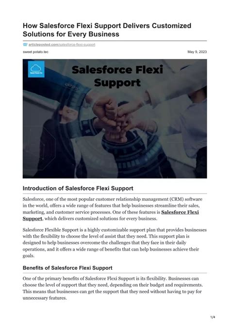 Ppt How Salesforce Flexi Support Delivers Customized Solutions For Every Business Powerpoint