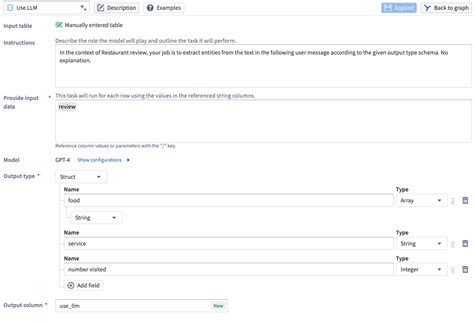 Pipeline Builder Now Supports Enforced Output Types For LLM Nodes