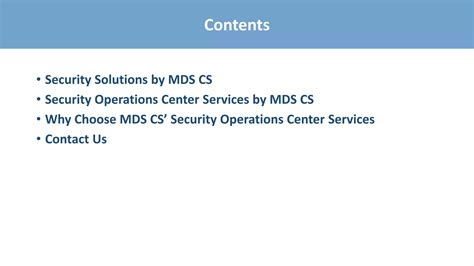 Security Operations Center Pptx