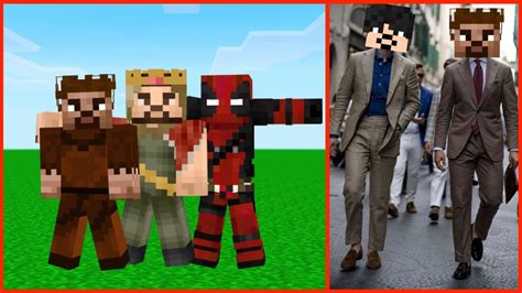 Mİnecraft Parodİlerİ GerÇek YÜzlerİ 😱 Minecraft Youtube