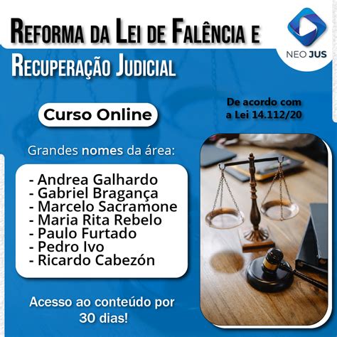 Reforma da Lei de Falência e Recuperação Judicial Portal NeoJus Hotmart