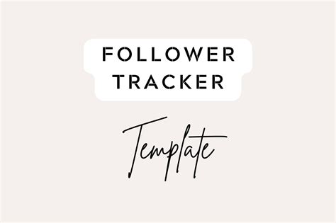 Social Media Follower Tracker Graphic By Realtor Templates · Creative