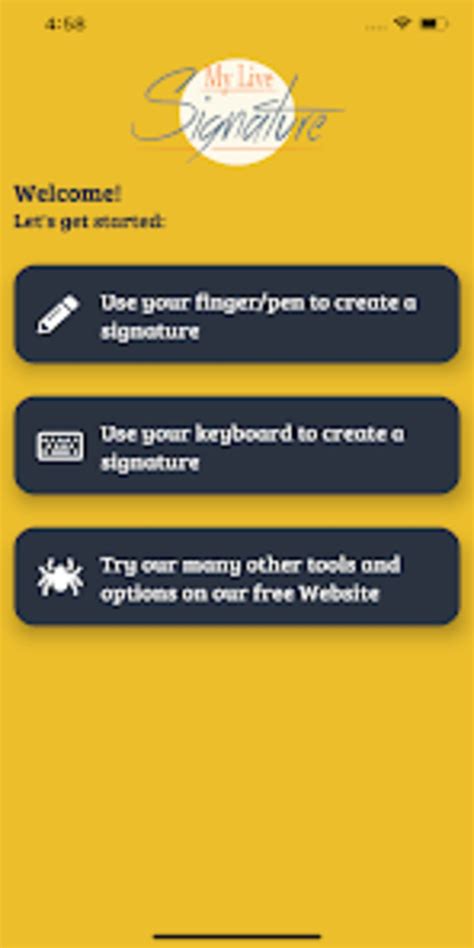 My Live Signature For Android Download