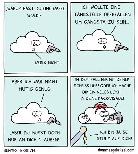 Wolki hat eine Waffe – Dummes Gekritzel