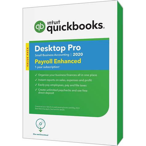 Quickbooks Pro With Enhanced Payroll 2019 Lanamajor