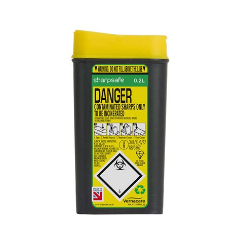 Sharpsafe 5th Gen Sharps Bin 02 Litre Industracare