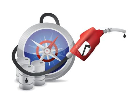 Compass Guide To Feedback Illustration Design Stock Illustration