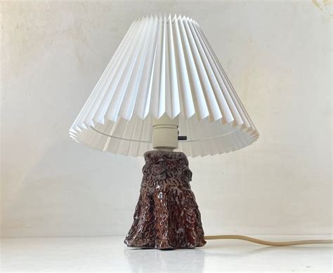 Vintage Tree Trunk Table Lamp In Glazed Ceramic 1970s For Sale At Pamono