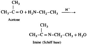 What Is the action of ethylamine on : (1) acetaldehyde (2) acetone? - Sarthaks eConnect ...