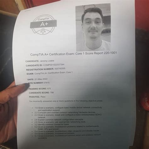 jeremy leake on linkedin comptia comptiaaplus core1 firebrand