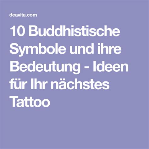10 Buddhistische Symbole Und Ihre Bedeutung Ideen Für Ihr Nächstes