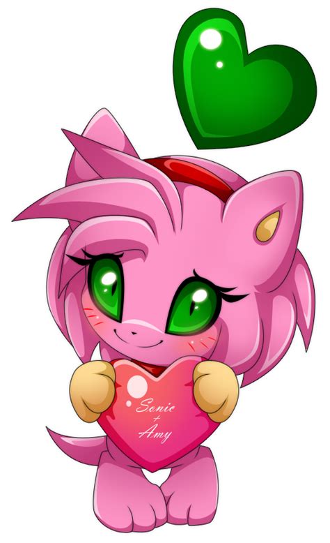 Chao Amy Rose By Extra Fenix On Deviantart