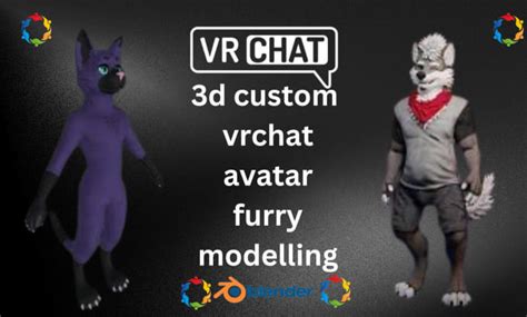 Crea Avatar Vrchat Personalizzato Furry Nsfw Fursona Nsfw Protogen