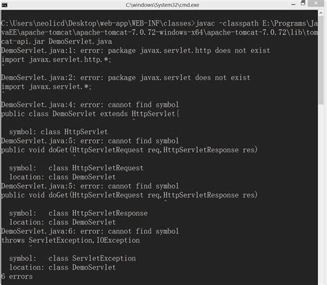 Java About Compile Servlets From Command Line The Provided Solution