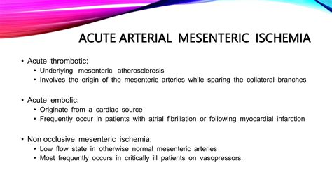 Acute Mesenteric Ischemia Anatomy Pathophysiology And Management Pptx