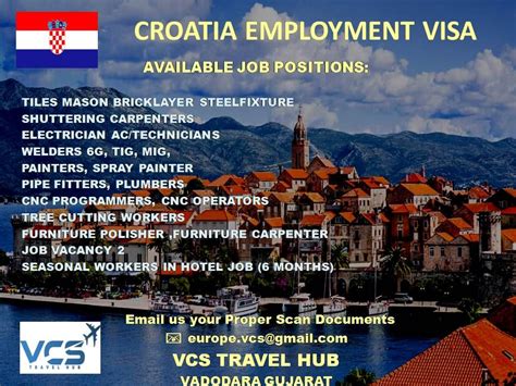 Husen Vohra On Linkedin Croatia Job Vacancy Urgent Hiring In Croatia