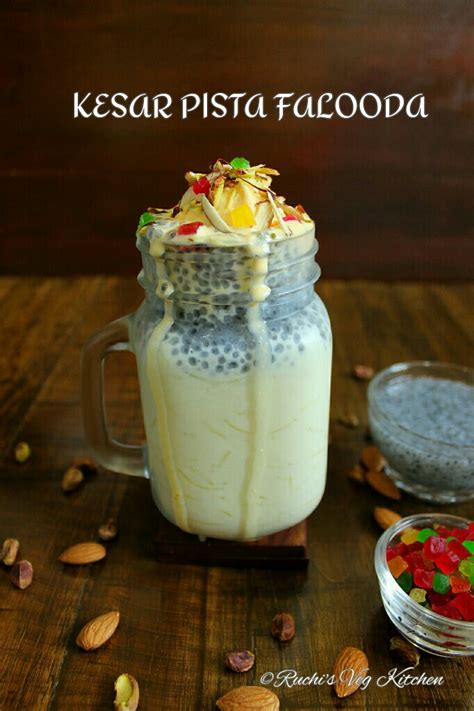 Kesar Pista Falooda Saffron Pistachio Falooda Ruchis Veg Kitchen