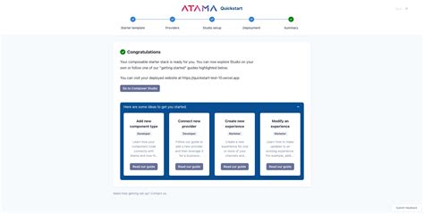 Quickstart Atama Docs