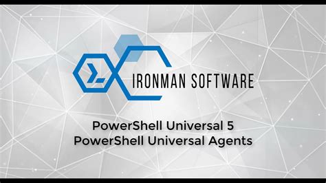 Powershell Universal V5 Powershell Universal Agents Youtube