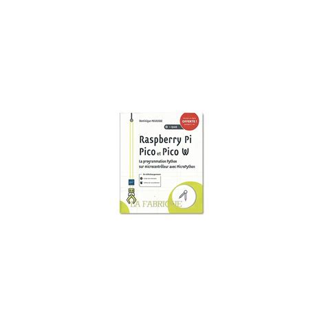 ouvrage raspberry pi pico et pico w la programmation python