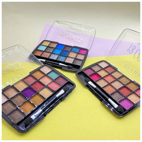 Paleta De Sombra 18 Cores Vivai Shopee Brasil