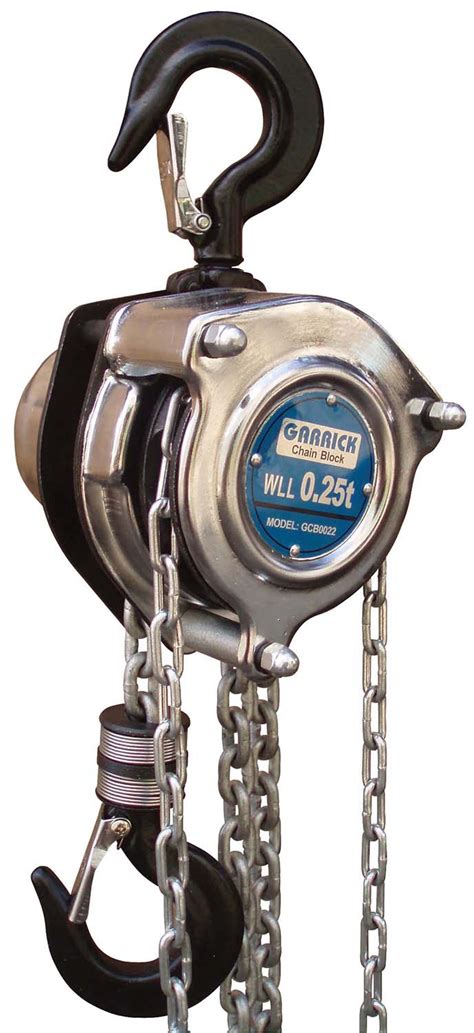 Garrick Chain Block 0 25t 2m Garrick Herbert