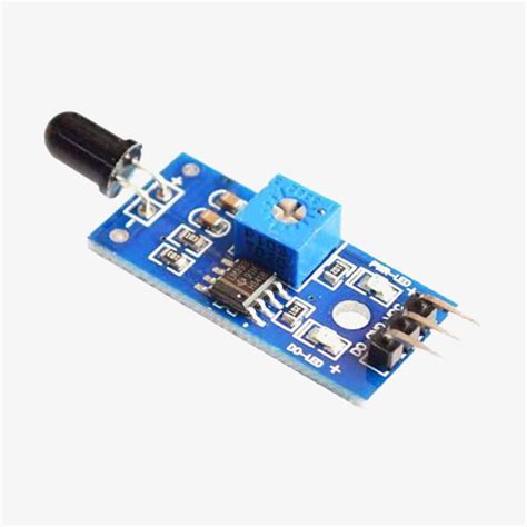 Ir Flame And Fire Sensor Infrared Receiver Module Maddy Electronics
