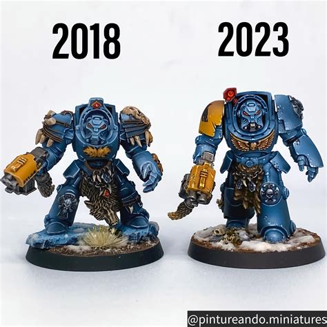 Old Wolf Guard Terminator Vs New Leviathan Terminator Rwarhammer40k