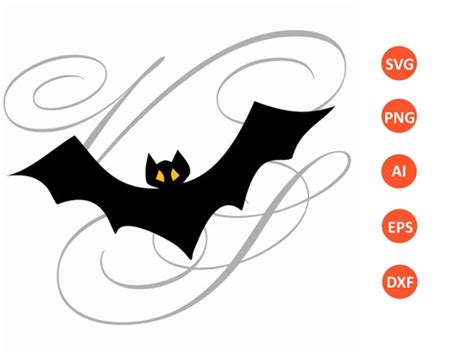 Bat Svg Halloween Bats SVG Bat Vector Spooky Horror Png Etsy