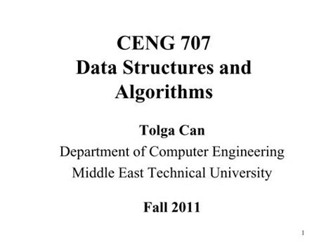 Lecture Slides Indextr Metu Computer Engineering Middle East