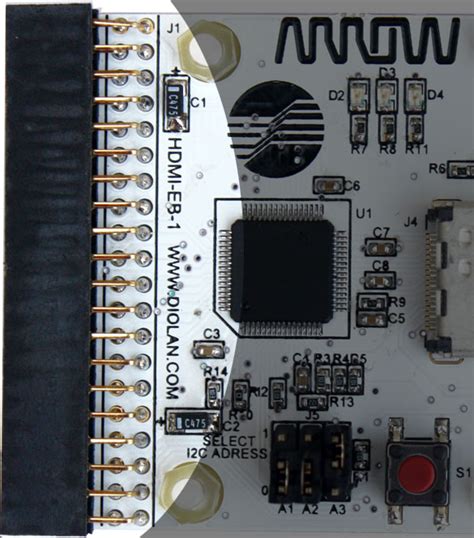 HDMI Extension Board Layout LPC4350 DB1 Development Board