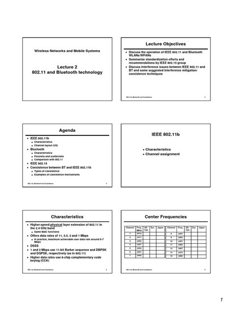 Lecture 02 80211bandbt Pdf