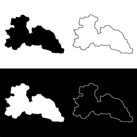 Bono East Region Map Administrative Division Of Ghana Vector