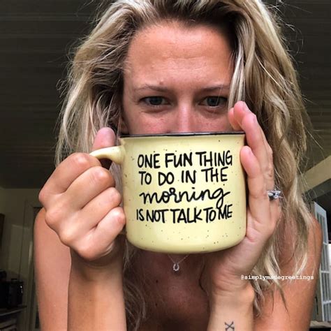 One Fun Thing To Do In The Morning Is Not Talk To Me Mug Etsy