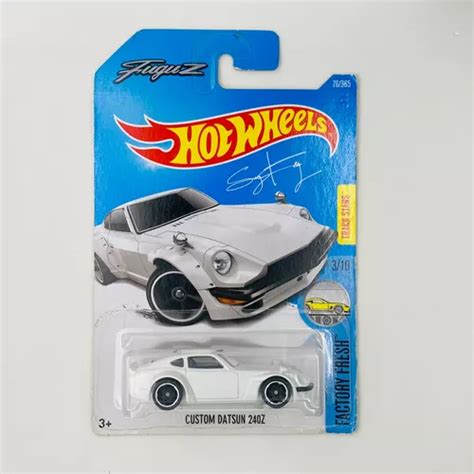 Hot Wheels Custom Datsun 240z Branco Factory Fresh 2015 MercadoLivre