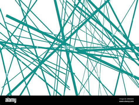 Abstract Geometric Art With Random Chaotic Lines Straight Crossing Intersecting Lines Texture