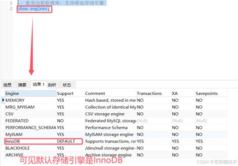 Mysql：存储引擎 Csdn博客