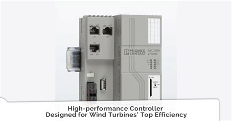 High Performance Controller Designed For Wind Turbines Top Efficiency