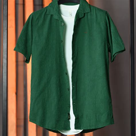 Turbo Artistic Touch Comfort Casual Shirt In Green Turbo Brands Factory