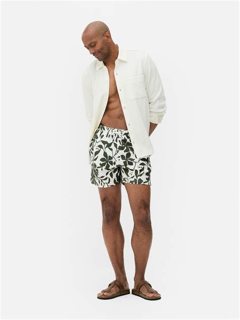 Bañador De Flores Con Textura Multicolor Hombre Primark