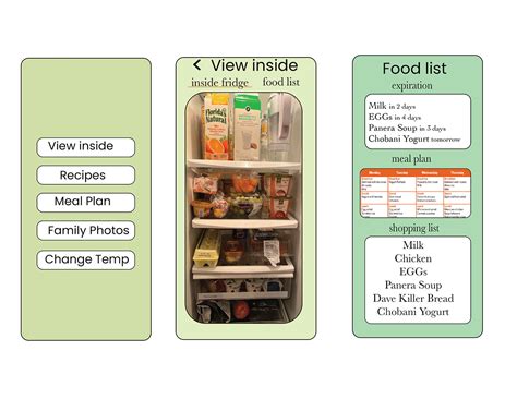 Smart Fridge App On Behance